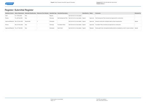 Submittal Log Template Smarter Than Excel