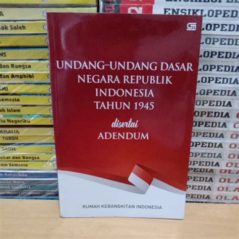 Jual Buku Original Undang Undang Dasar Negara Republik Indonesia