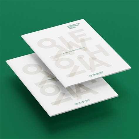 이화여자대학교 외국인특별전형 모집요강 Editorial Design Design Inspiration