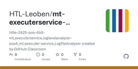Github Htl Leobenmt Executerservice Loglevelanalyzer Itsstobi Htlle