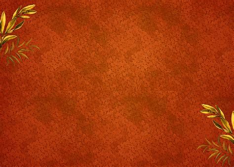 Orange Pattern Leaf Texture Background Wallpaper Orange Pattern Leaf