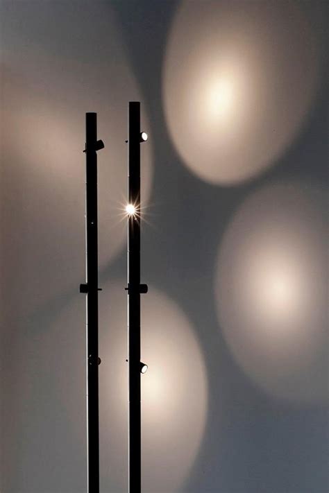 Martinelli Luce Floor Lamp Colibri Colibr Black Anodized Aluminum