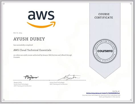 ayush dubey on linkedin aws coursera cloudcomputing lifelonglearning