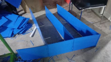 Plastic Blue Pp Corrugated Sheets For Packaging Thickness 5mm At