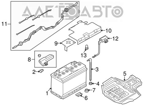 Поддон АКБ Audi A4 B8 08 16 8k0 804 869 B купить в Киеве и Украине