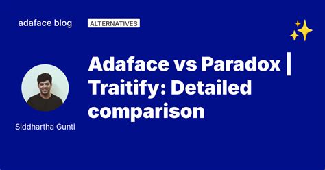 Adaface Vs Paradox Traitify Feature Comparison