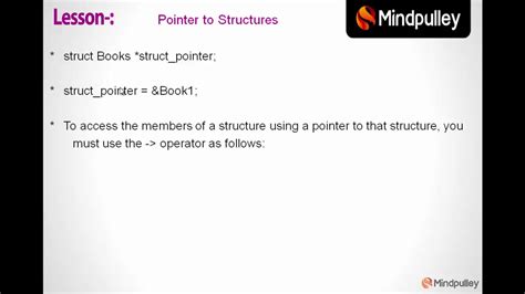 078 Pointer To Structures C Language Hindi Youtube
