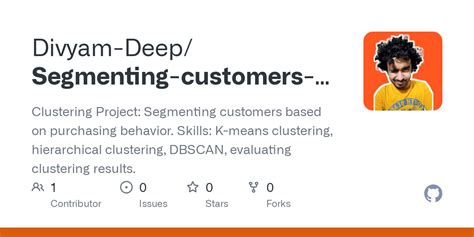 Github Divyam Deepsegmenting Customers Based On Purchasing Behavior Clustering Project