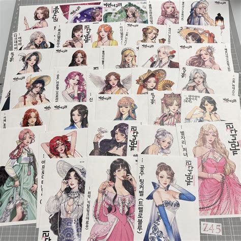 【海外ステッカーz45】黒いたぬき様 女の子 人物ステッカー 韓国作家 海外作家 メルカリ