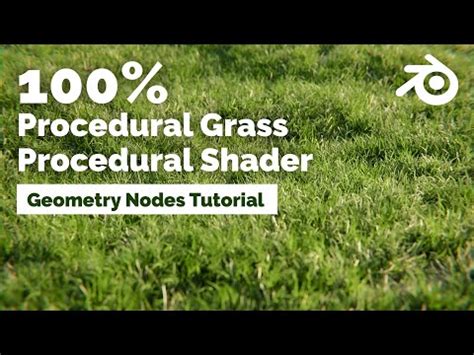 Procedural Landscape With Procedural Grass And Shader Blender Geometry Nodes Tutorial YouTube