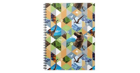 Carnet Jurassic World Biosyn Genetics Sanctuary Pattern Zazzle Be