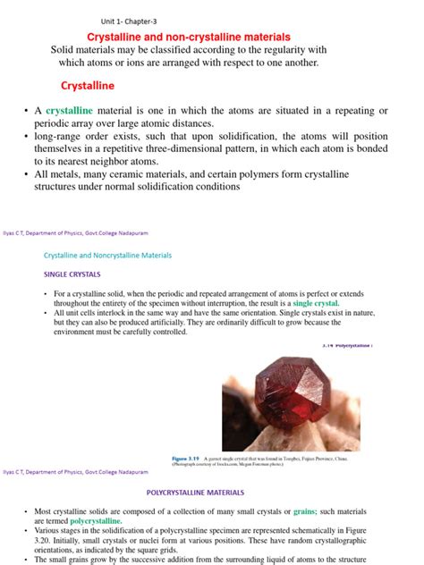 Crystal Structure1 Pdf Crystal Structure Crystal Crystal Structure1 Pdf Crystal Structure Crystal