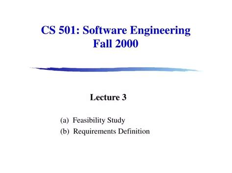 Ppt Cs Software Engineering Fall Powerpoint Presentation