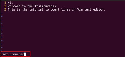 How To Show Line Numbers In Vim Vi Its Linux Foss