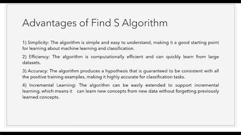 Find S Algorithim Machine Learning 18ai61 Ml Youtube
