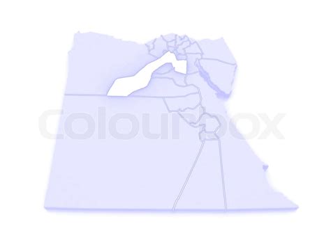 Map Of Giza Egypt Stock Image Colourbox