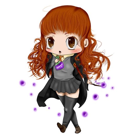Commish Hermione Granger Chibi By GrimmMoon On DeviantArt