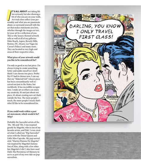 King Of Pop Art Celebrity Nelson De La Nuez Press Magazines And Print