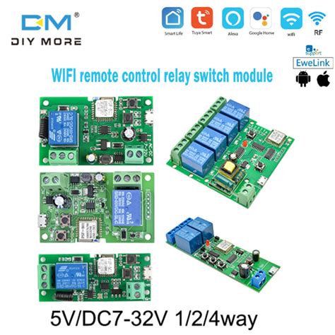 Original Diymore Dc V V V Channel Wifi Remote Control Relay
