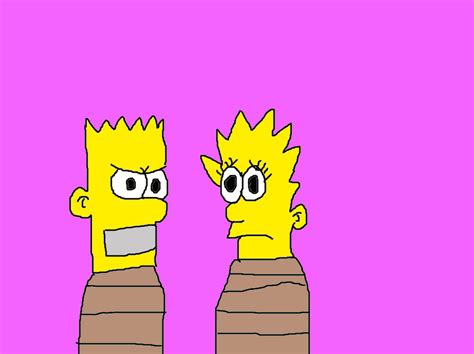 Bart And Lisa All Tied Up By Mikejeddynsgamer89 On Deviantart