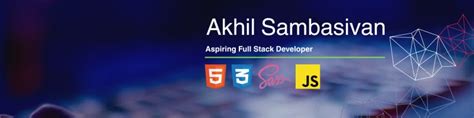 Akhil S Aspiring Full Stack Web Developer Sheryians Coding School