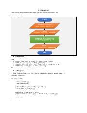 Weekly Pay Flowchart Pseudocode C Program Pdf WEEKLY PAY Create A Program That Asks For His