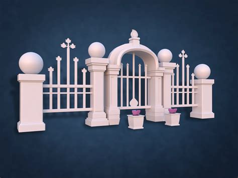 Gate Cartoon Pixlnexs Store
