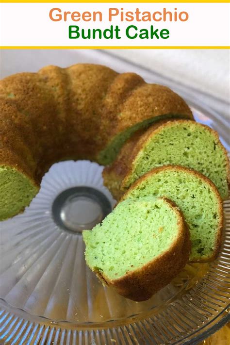 Green Pistachio Bundt Cake