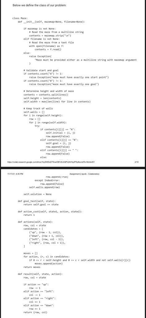 Solved Type Or Paste Question Here Python Maze The Mazes