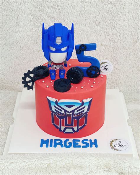 Transformers Optimus Prime Cake Sei Pâtisserie