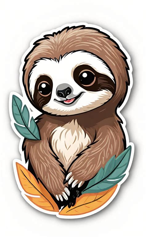 Best 13 How To Draw An Easy Sloth Face Artofit