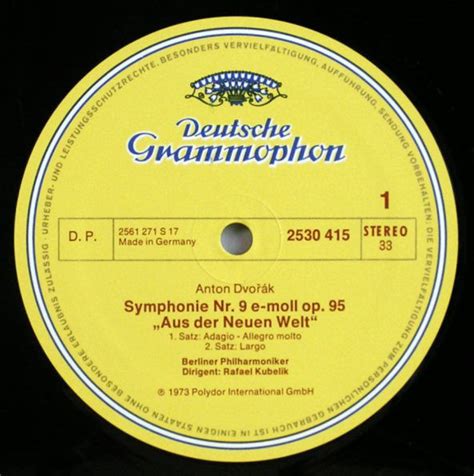 Antonín Dvořák Berliner Philharmoniker Rafael Kubelik Aus Der Neuen