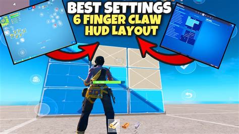 Fortnite Mobile Best Settings And 6 Finger HUD Layout 2021 YouTube