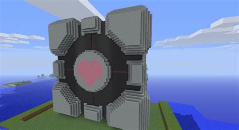 Companion Cube 3d Minecraft Project