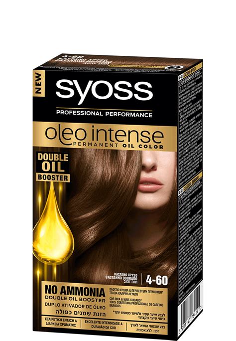 Βαφή μαλλιών Syoss Oleo N460 καστανό χρυσό