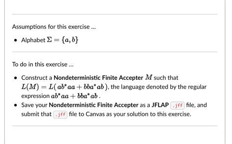 Solved Assumptions for this exercise Alphabet Σ a b Chegg com