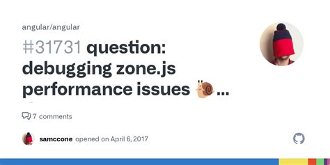 Question Debugging Zone Js Performance Issues Issue Angular Angular GitHub