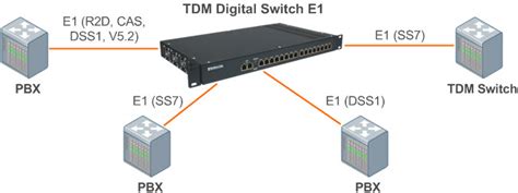TDM Digital Switch E1 TERRATEL