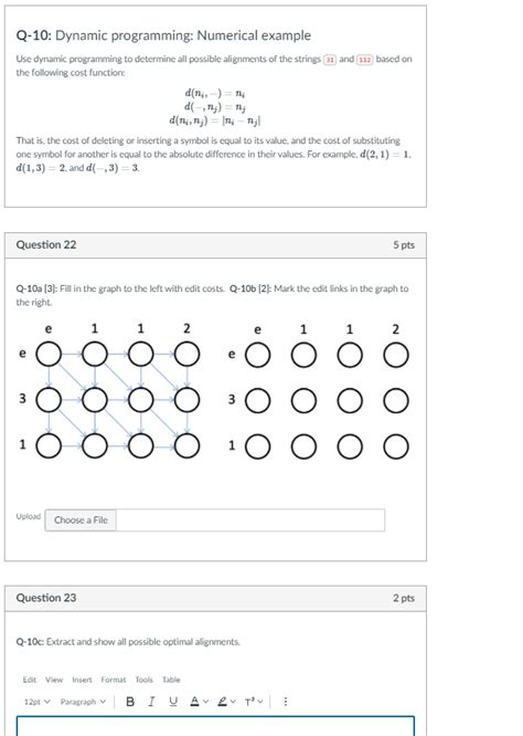 Q 10 Dynamic Programming Numerical Example Use