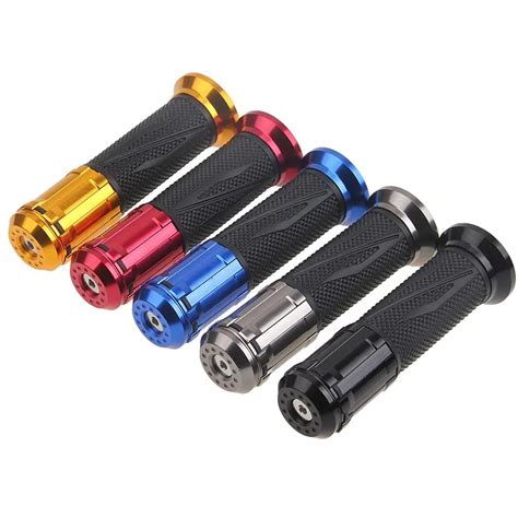 2Pcs Lot Universal CNC Aluminum 7 8 22mm Motorcycle Handlebar Grips