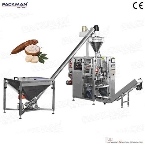 Cassava Flour Pouch Packing Machine Packman Engineering