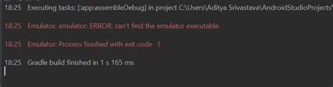 Android Emulator Emulator Error Can T Find The Emulator Executable