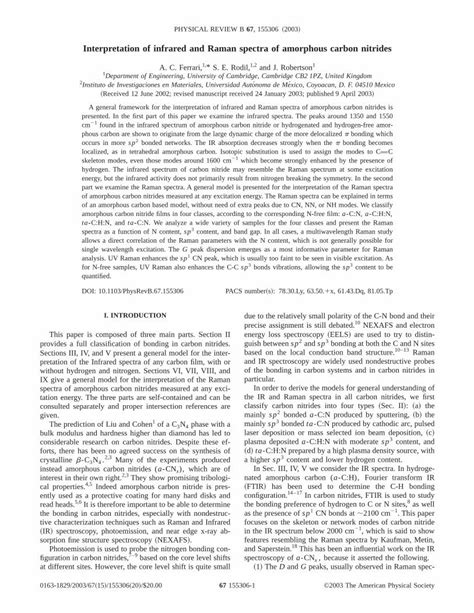 Pdf Interpretation Of Infrared And Raman Spectra Of · Pdf Filea