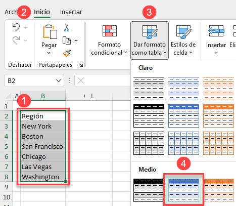 Crear Lista Desplegable Dinámica desde Tabla en Excel y Google Sheets