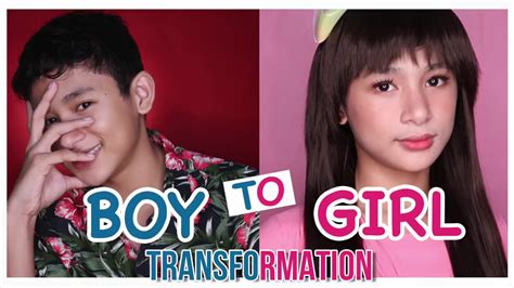 Boy To Girl Transformation Youtube