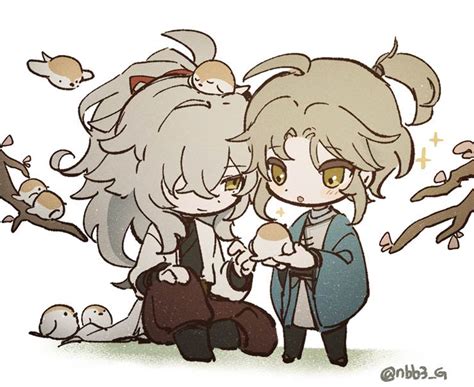 麻雀 插画师NWAP的景元插画图片 BoBoPic