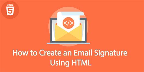 How To Create An Email Signature Using Html Covve