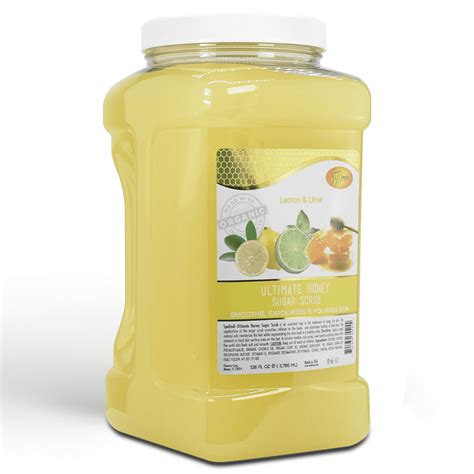 Spa Redi Sugar Body Scrub Honey Lemon And Lime128 Oz Exfoliating