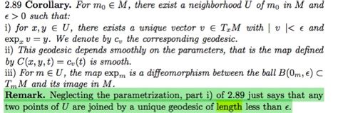 Differential Geometry The Length Of Geodesic Mathematics Stack Exchange