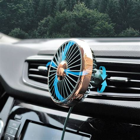 พัดลมติดรถยนต์พัดลมติดช่องลมแอร์สำหรับรถยนต์พัดลมแอร์ในรถสำหรับรถบรรทุกขนาดใหญ่24v ทำความเย็น12v